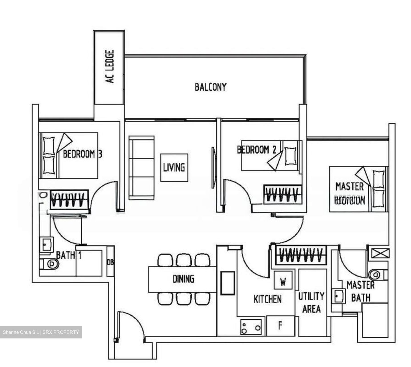 The Lakefront Residences (D22), Condominium - For Rent #100764281