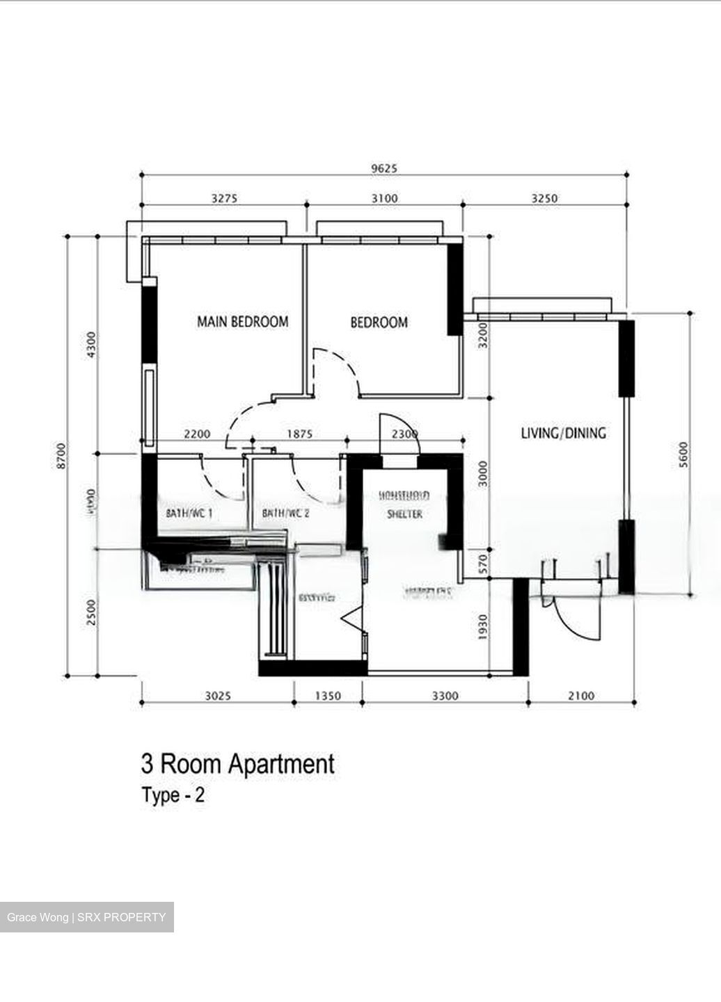 Toa Payoh Crest (Toa Payoh), HDB 3 Rooms - For Sale #103755031