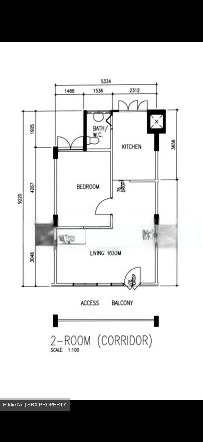 Marsiling Lane (Woodlands), HDB 2 Rooms - For Sale #103778061
