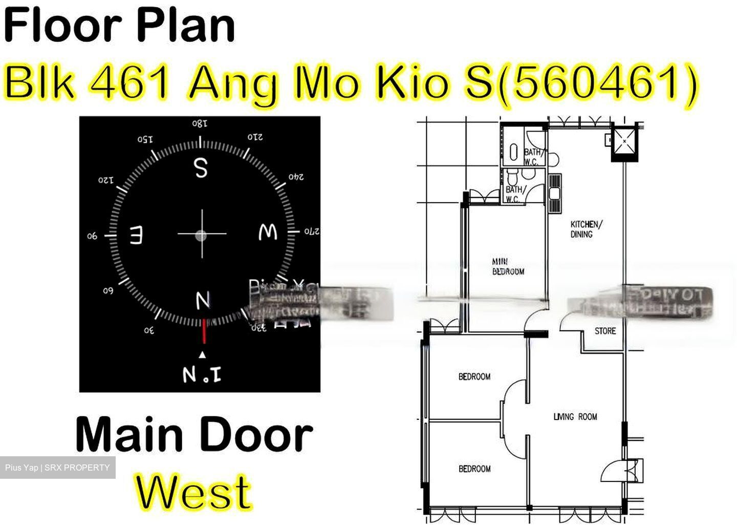 Ang Mo Kio Avenue 10 (Ang Mo Kio), HDB 4 Rooms - For Sale #103829971