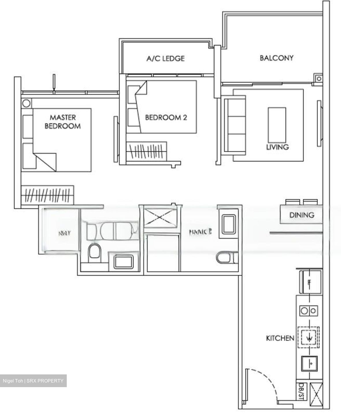 The Alps Residences (D18), Condominium - For Sale #103862041