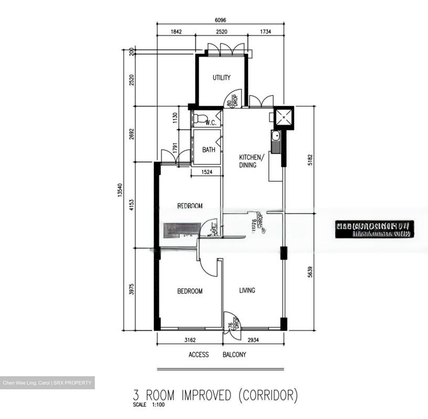 Marine Terrace (Marine Parade), HDB 3 Rooms - For Sale #104029271