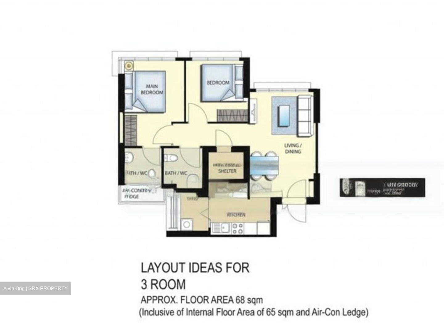 Toa Payoh Crest (Toa Payoh), HDB 3 Rooms - For Sale #104181721
