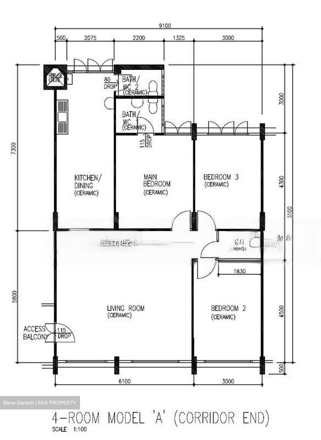 Ficus Vale (Yishun), HDB 4 Rooms - For Sale #104477571