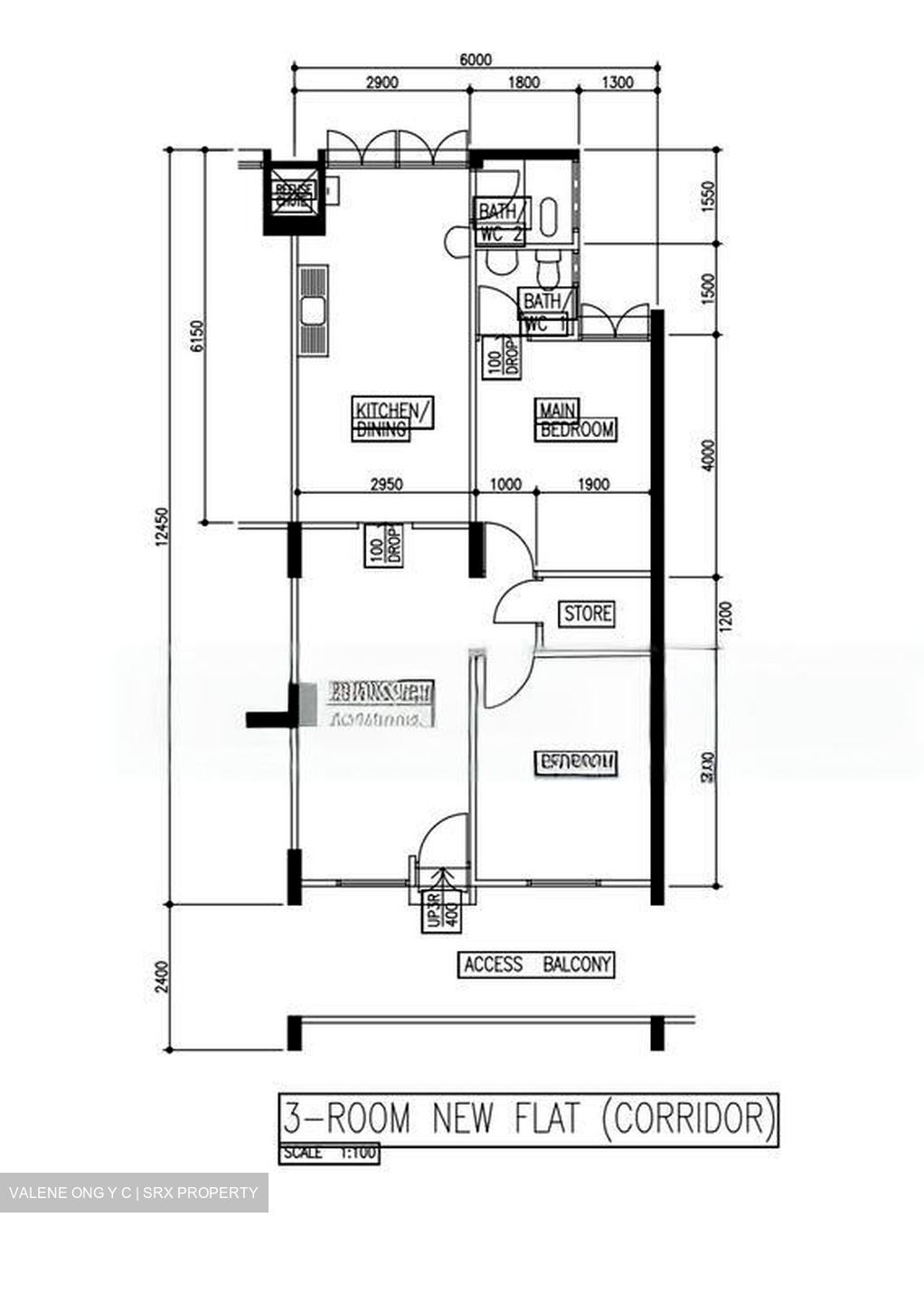 Teck Ghee View (Ang Mo Kio), HDB 3 Rooms - For Sale #105178151