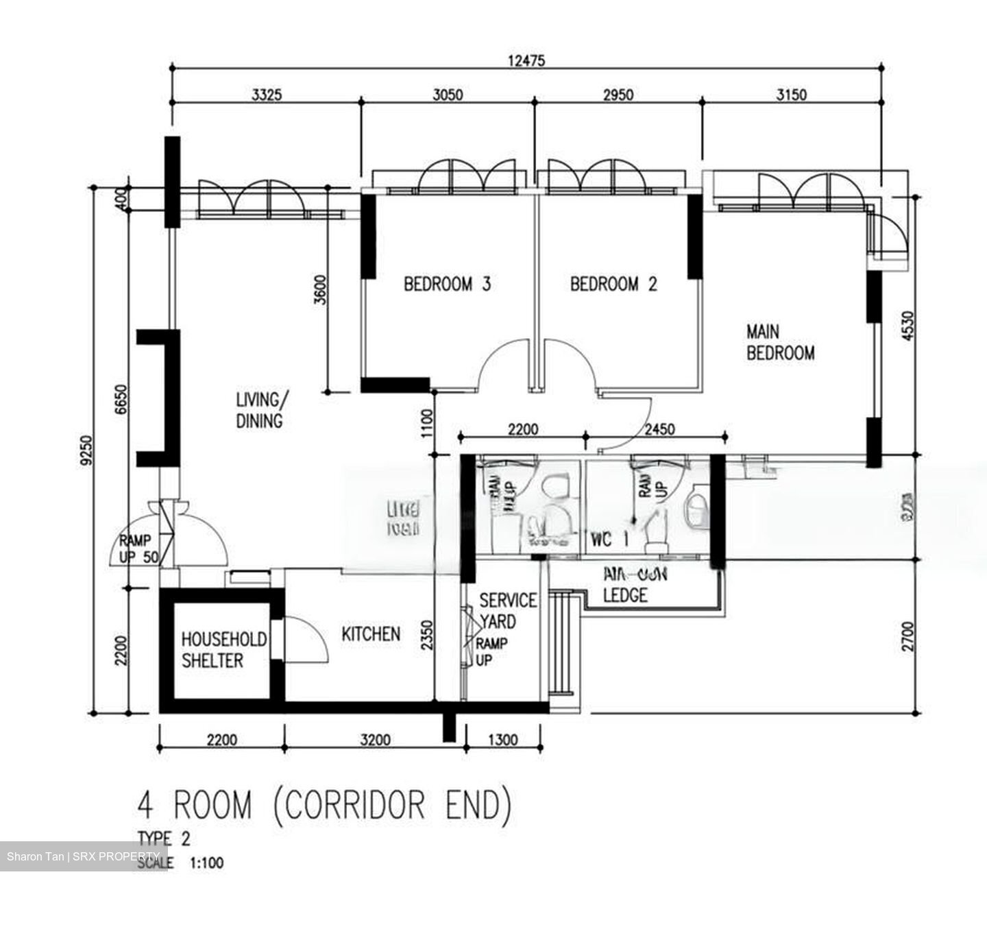 Waterway Ridges (Punggol), HDB 4 Rooms - For Sale #105616071