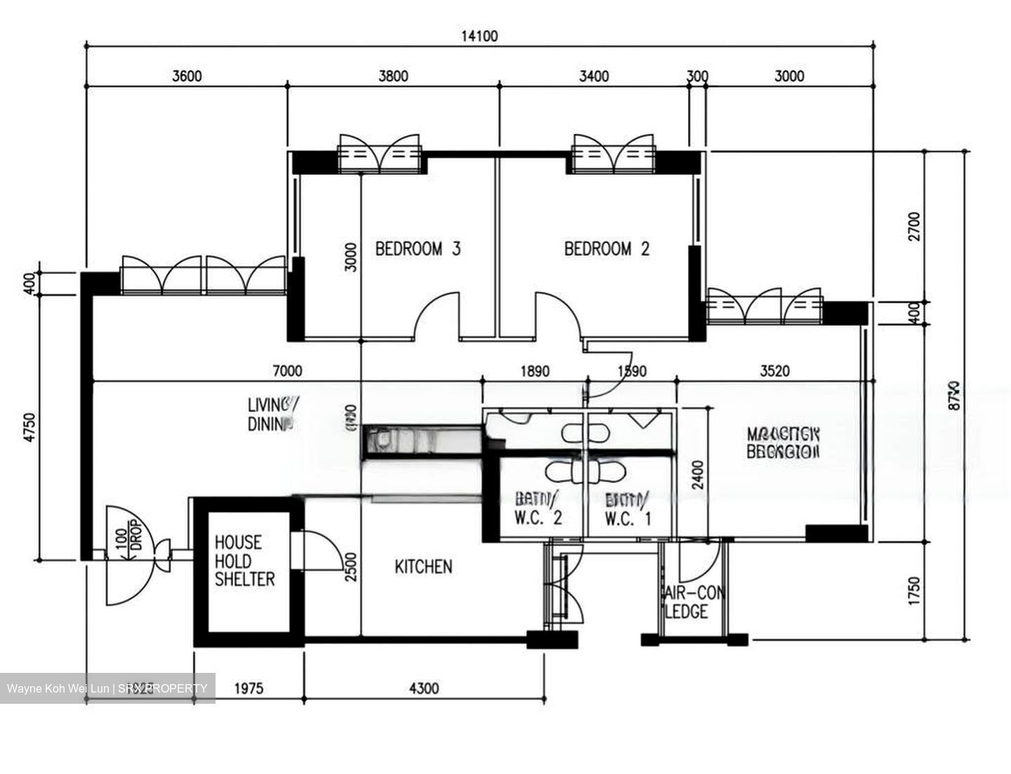 Clementi Avenue 3 (Clementi), HDB 4 Rooms - For Sale #105627931