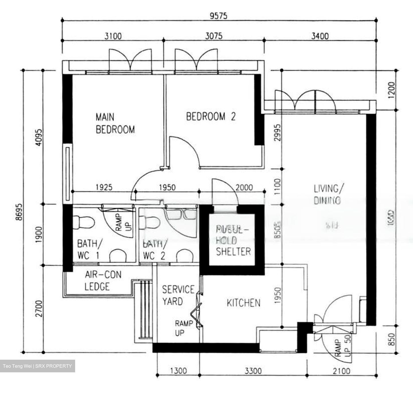 Bendemeer Light (Kallang/Whampoa), HDB 3 Rooms - For Sale #105777851