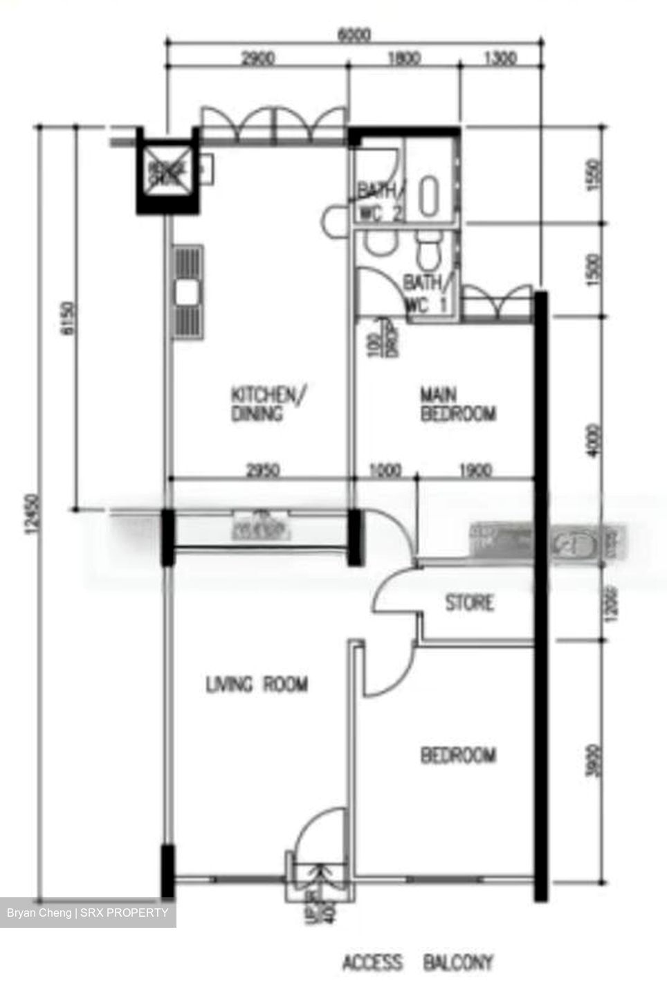 Cheng San Crest (Ang Mo Kio), HDB 3 Rooms - For Sale #105913901