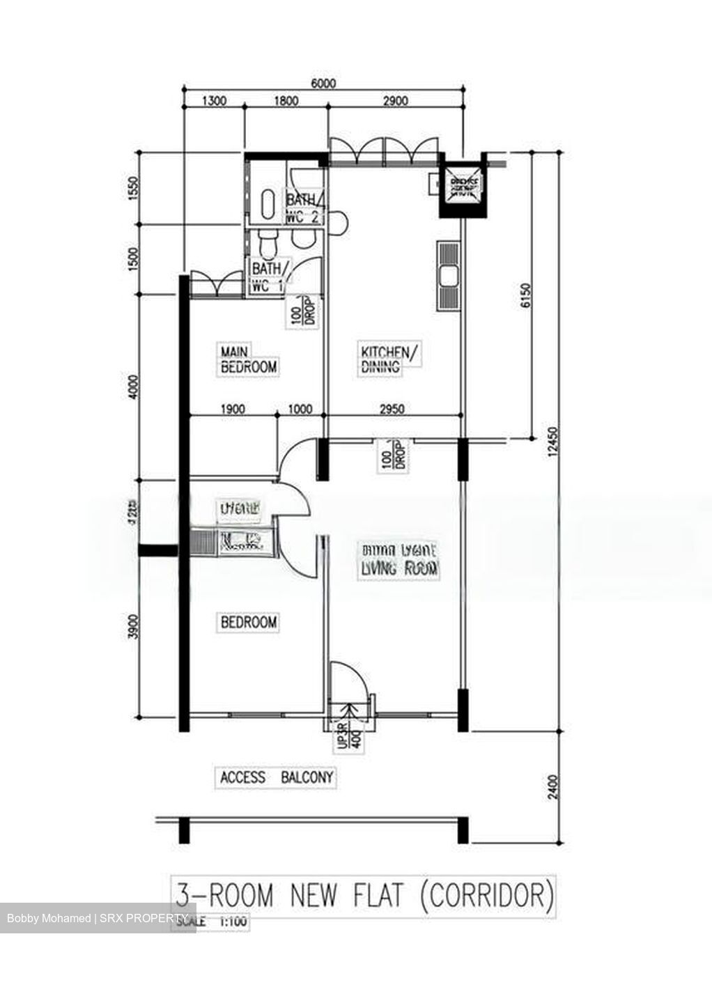 Cheng San Crest (Ang Mo Kio), HDB 3 Rooms - For Sale #106619021