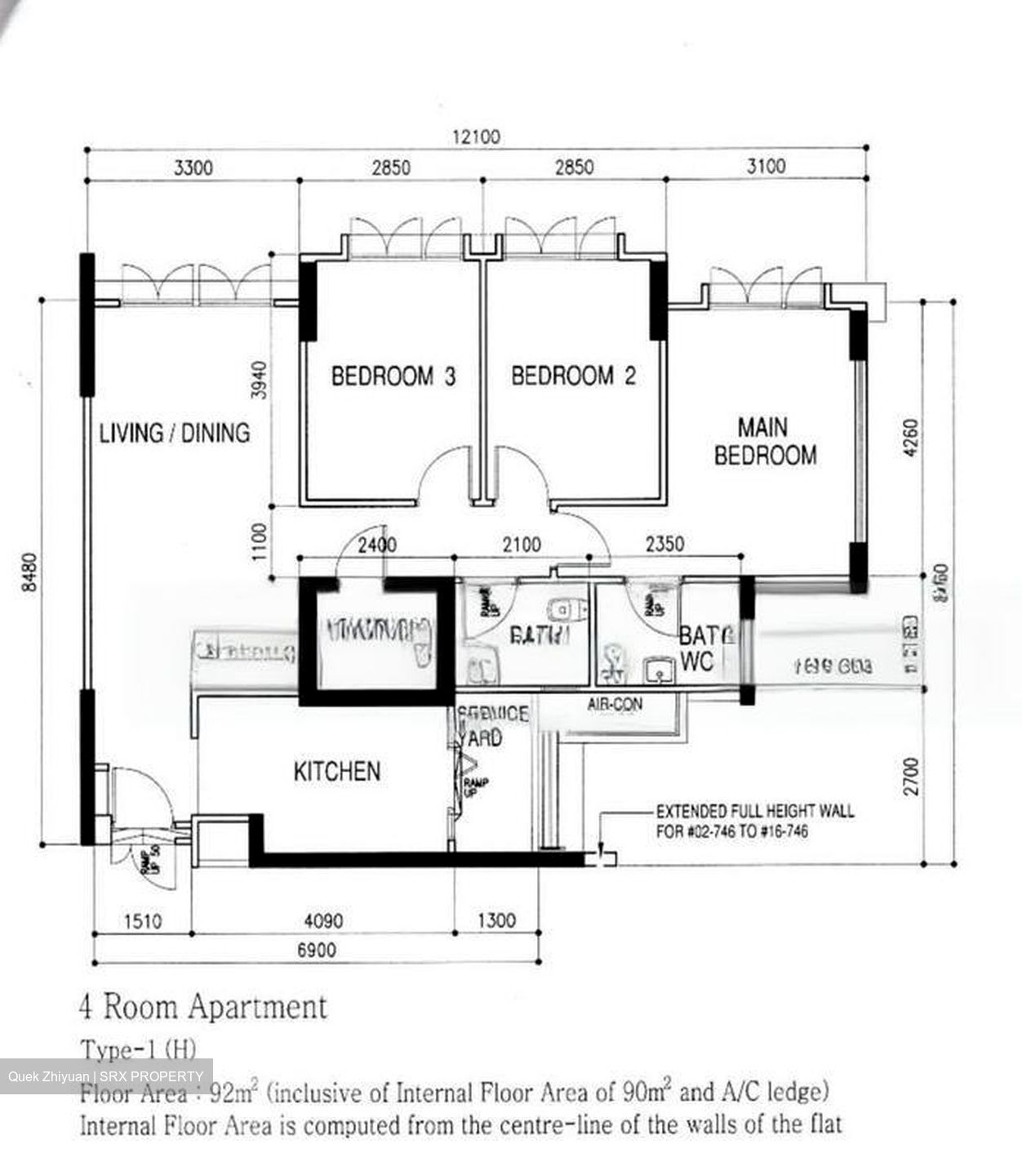Boon Lay Grove (Jurong West), HDB 4 Rooms - For Sale #106734581