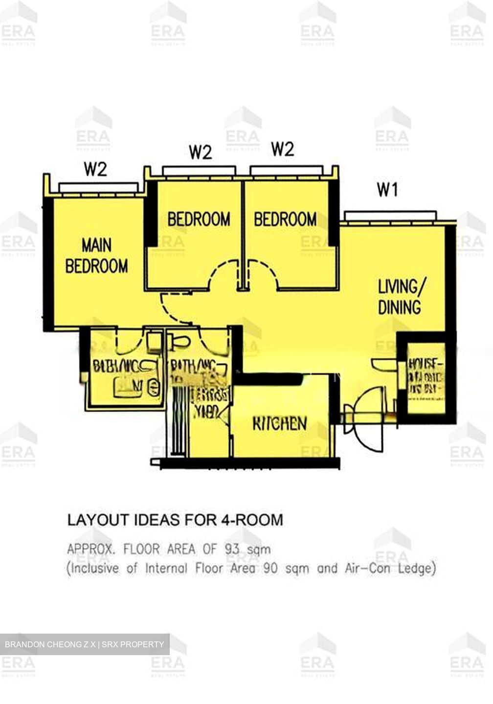 Clementi Crest (Clementi), HDB 4 Rooms - For Sale #106804301