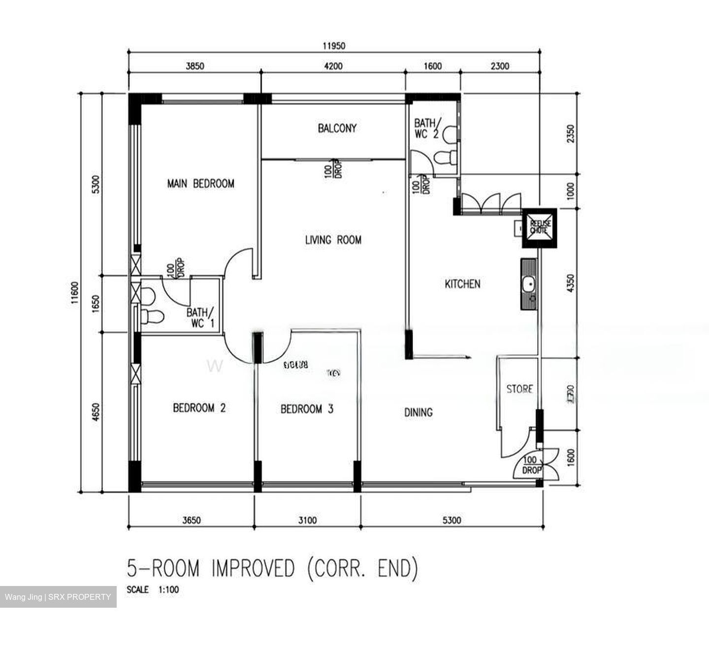 Yishun Street 61 (Yishun), HDB 5 Rooms - For Sale #106921331