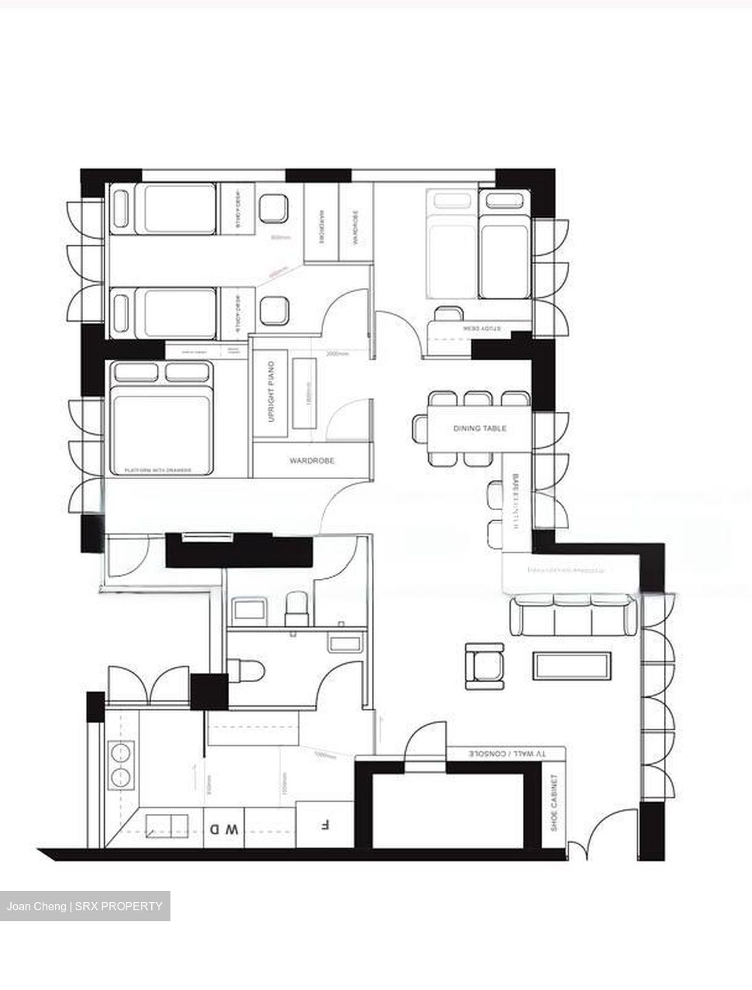 Cantonment Towers (Bukit Merah), HDB 4 Rooms - For Sale #107056181