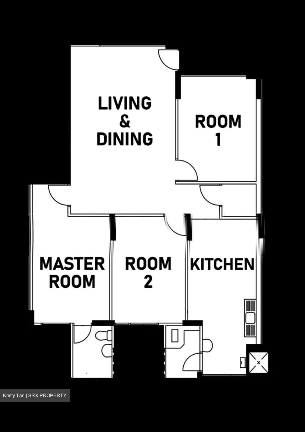 Tampines Street 21 (Tampines), HDB 4 Rooms - For Sale #107135681