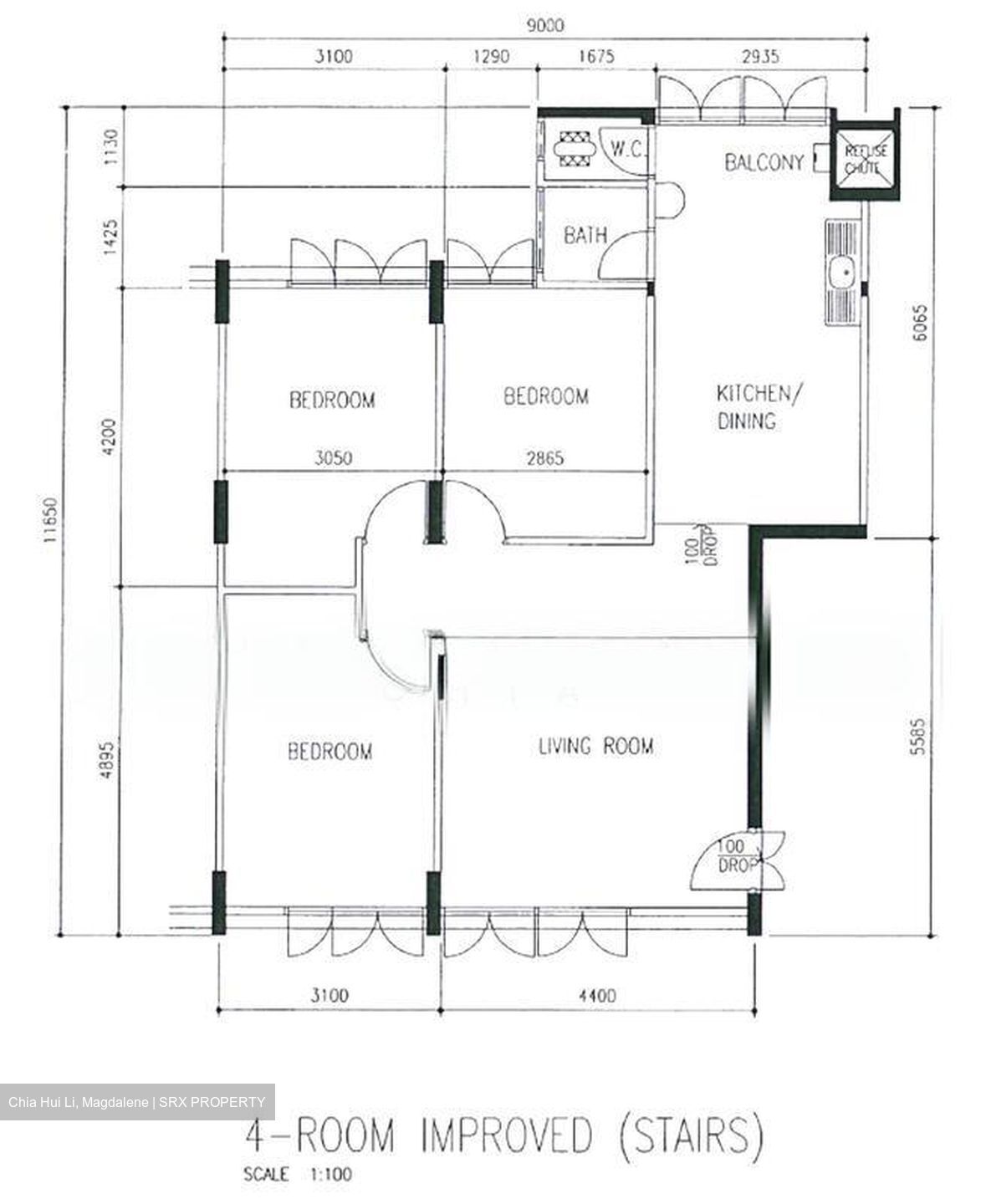 Hougang View (Hougang), HDB 4 Rooms - For Sale #107635601