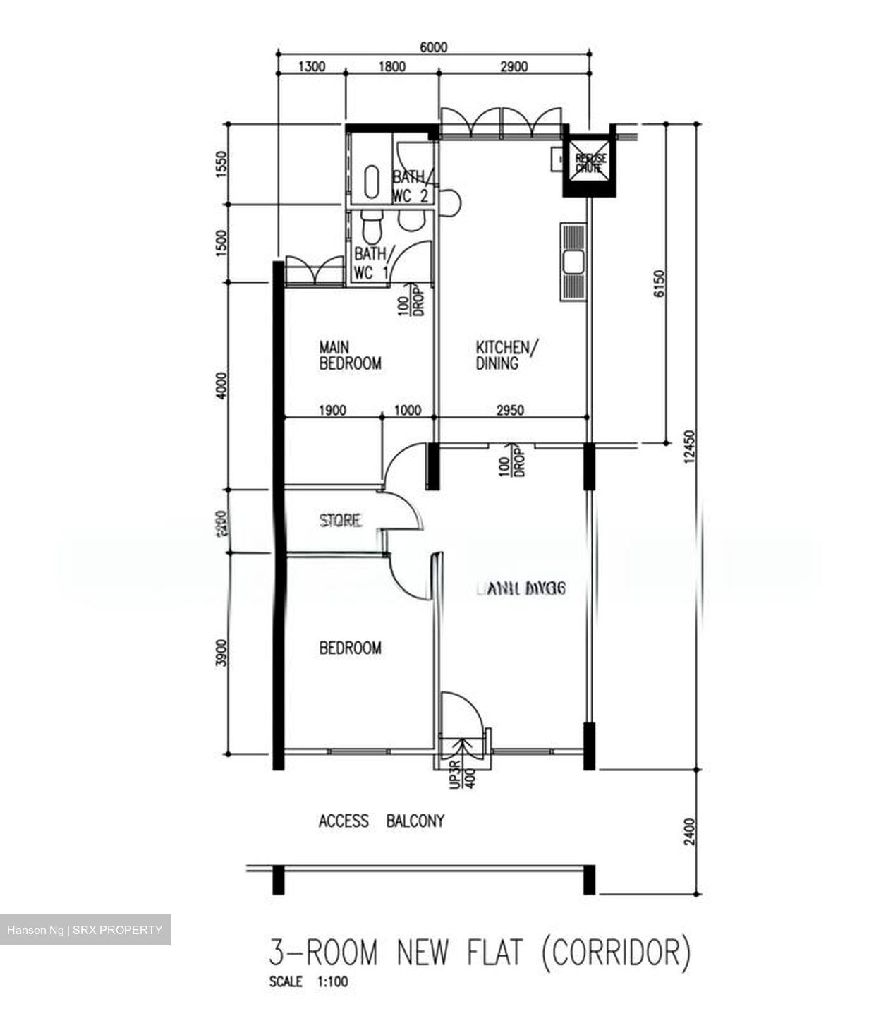 Teck Ghee View (Ang Mo Kio), HDB 3 Rooms - For Sale #107665581