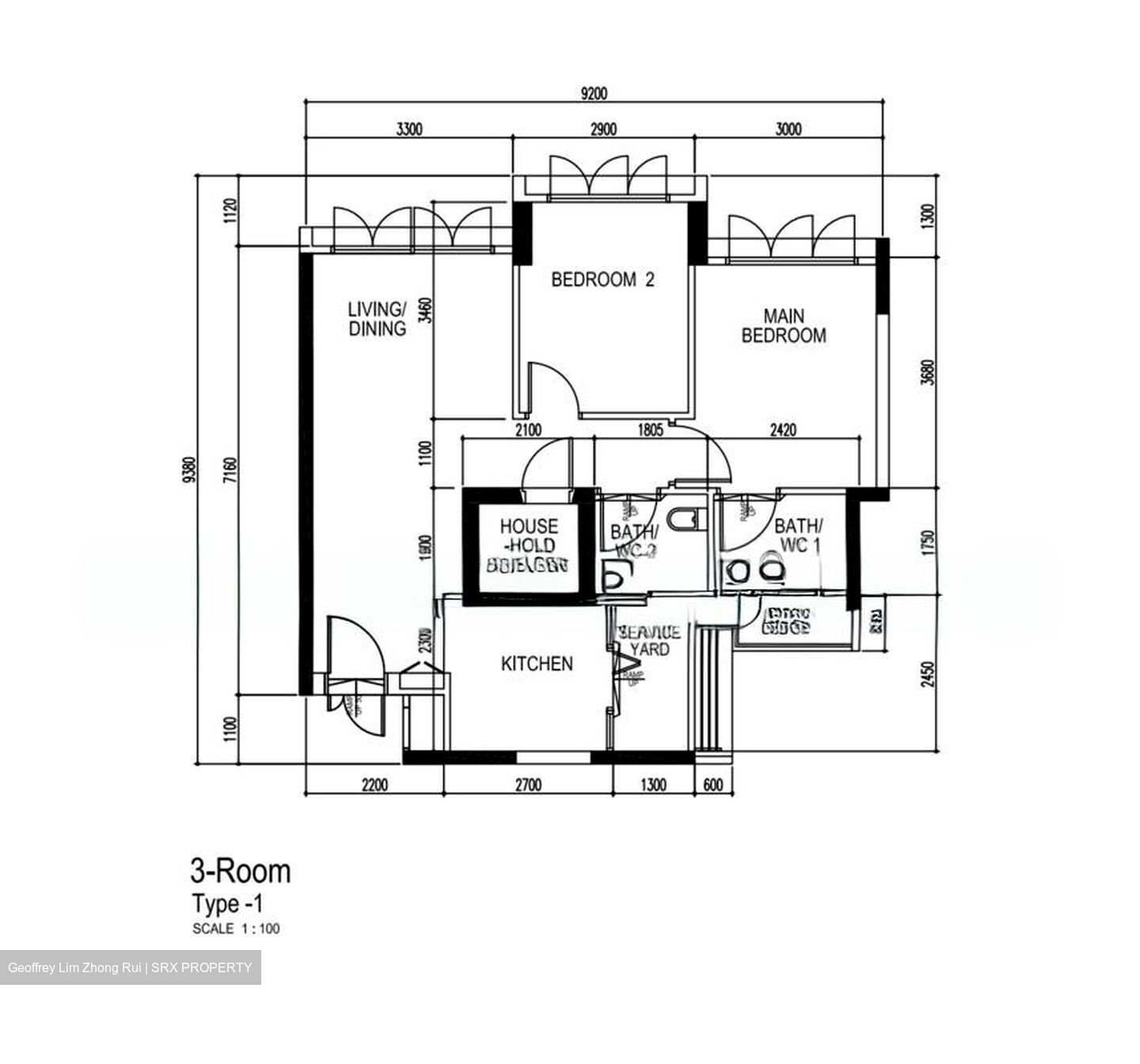 Punggol Waves (Punggol), HDB 3 Rooms - For Sale #107842651