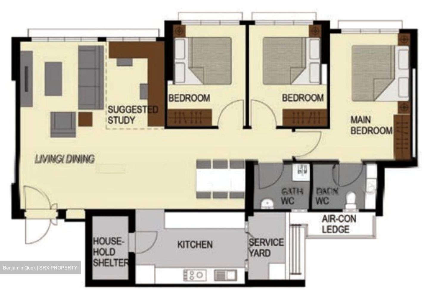 Anchorvale Parkview (Sengkang), HDB 5 Rooms - For Sale #107926231