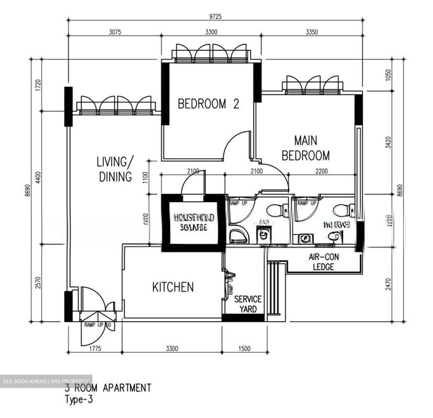 Ping Yi Greens (Bedok), HDB 3 Rooms - For Sale #107961431