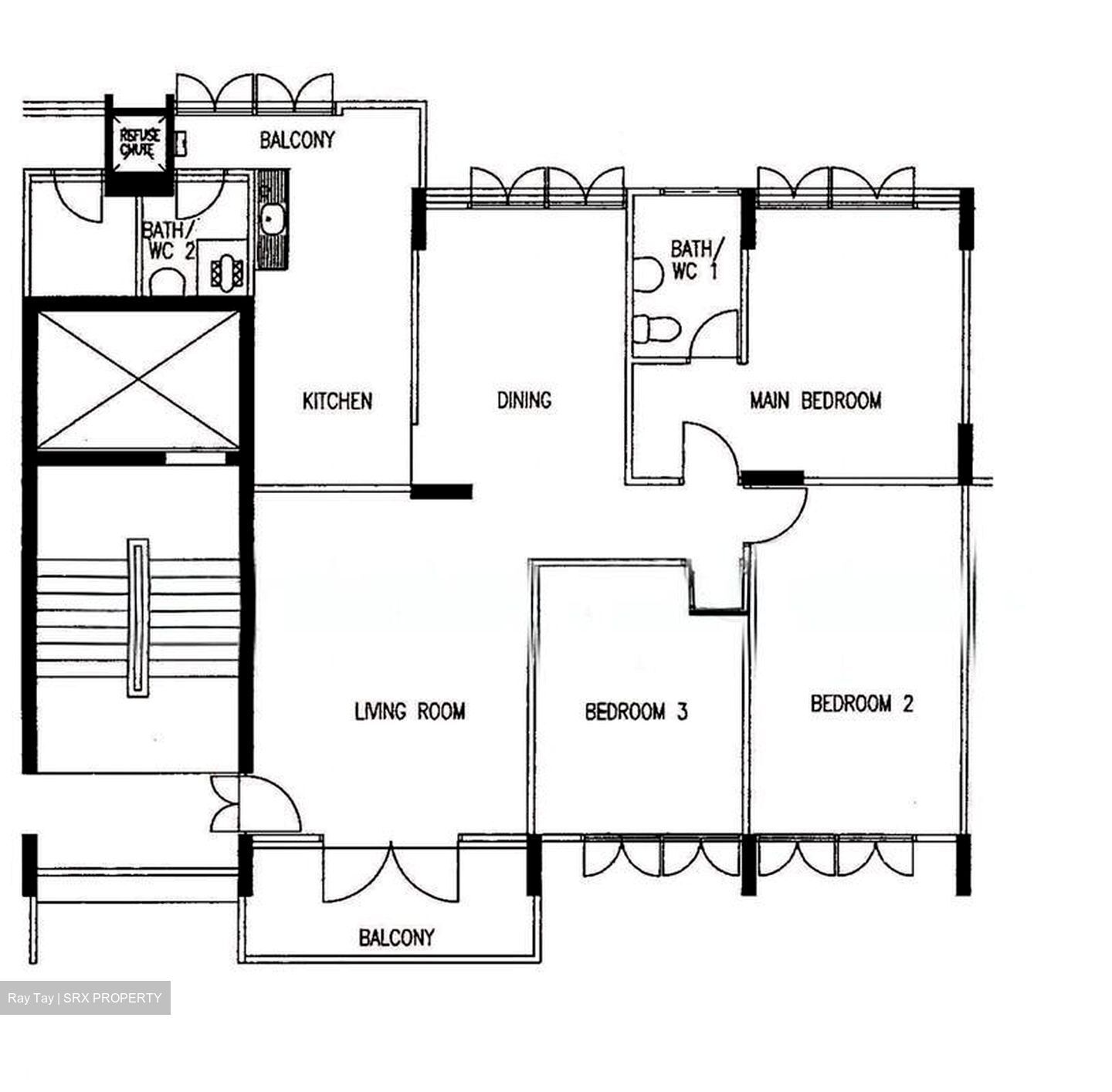 Bedok North Street 2 (Bedok), HDB 5 Rooms - For Sale #108120101