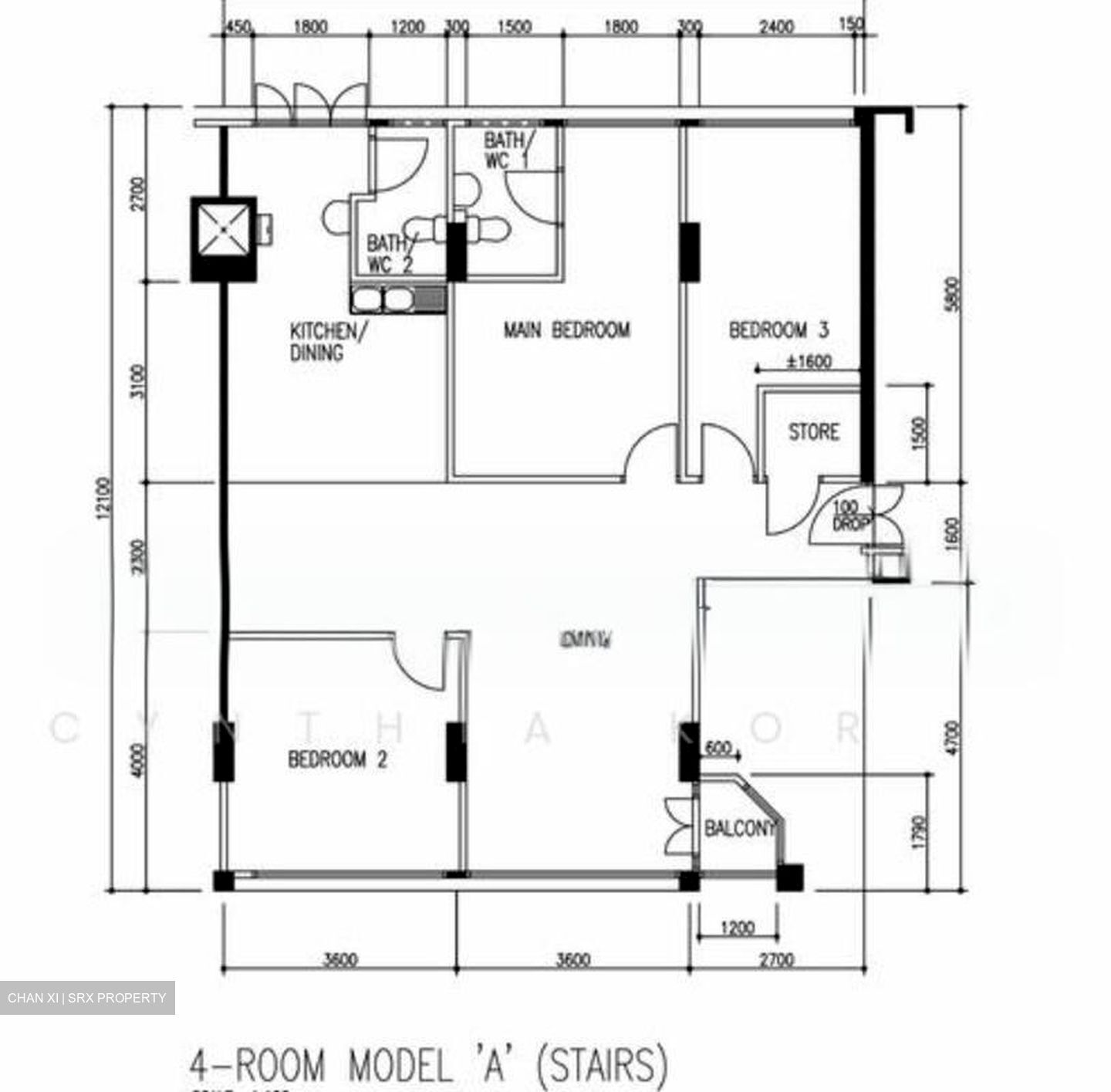 Serangoon Central (Serangoon), HDB 4 Rooms - For Sale #108404561