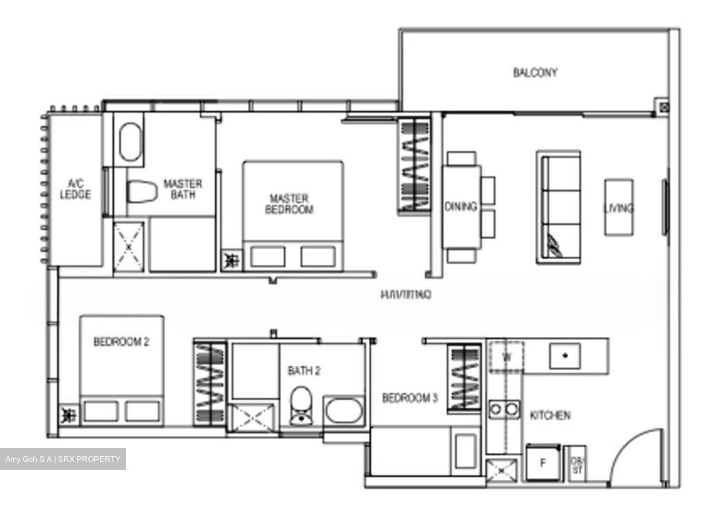 The Poiz Residences (D13), Apartment - For Rent #108549021