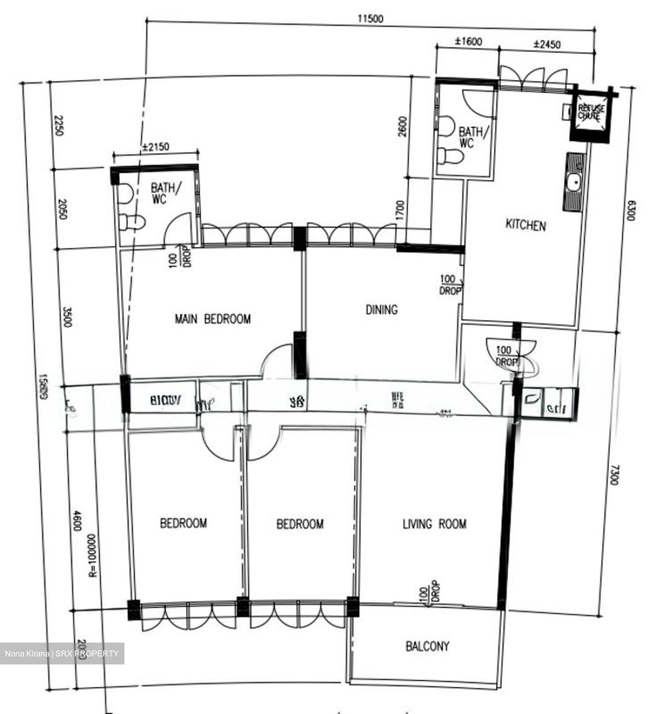 Bedok Reservoir Road (Bedok), HDB 5 Rooms - For Sale #109053081