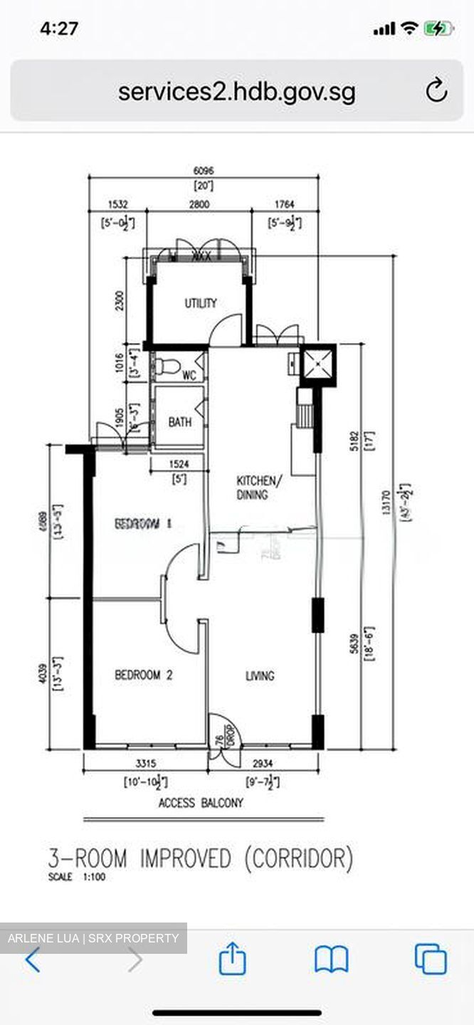 Marine Terrace (Marine Parade), HDB 3 Rooms - For Sale #109197521