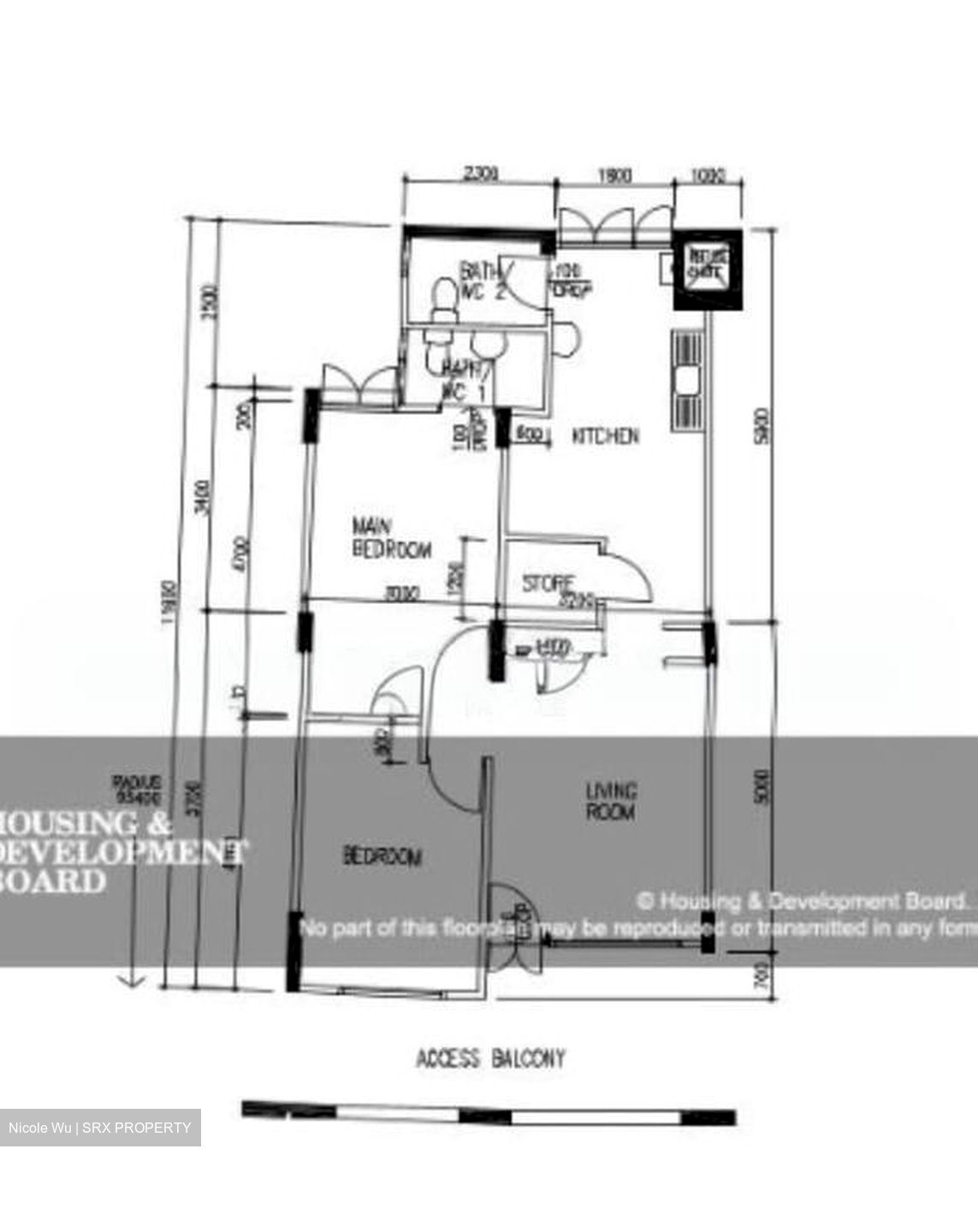 Serangoon North Avenue 1 (Serangoon), HDB 3 Rooms - For Sale #109312611