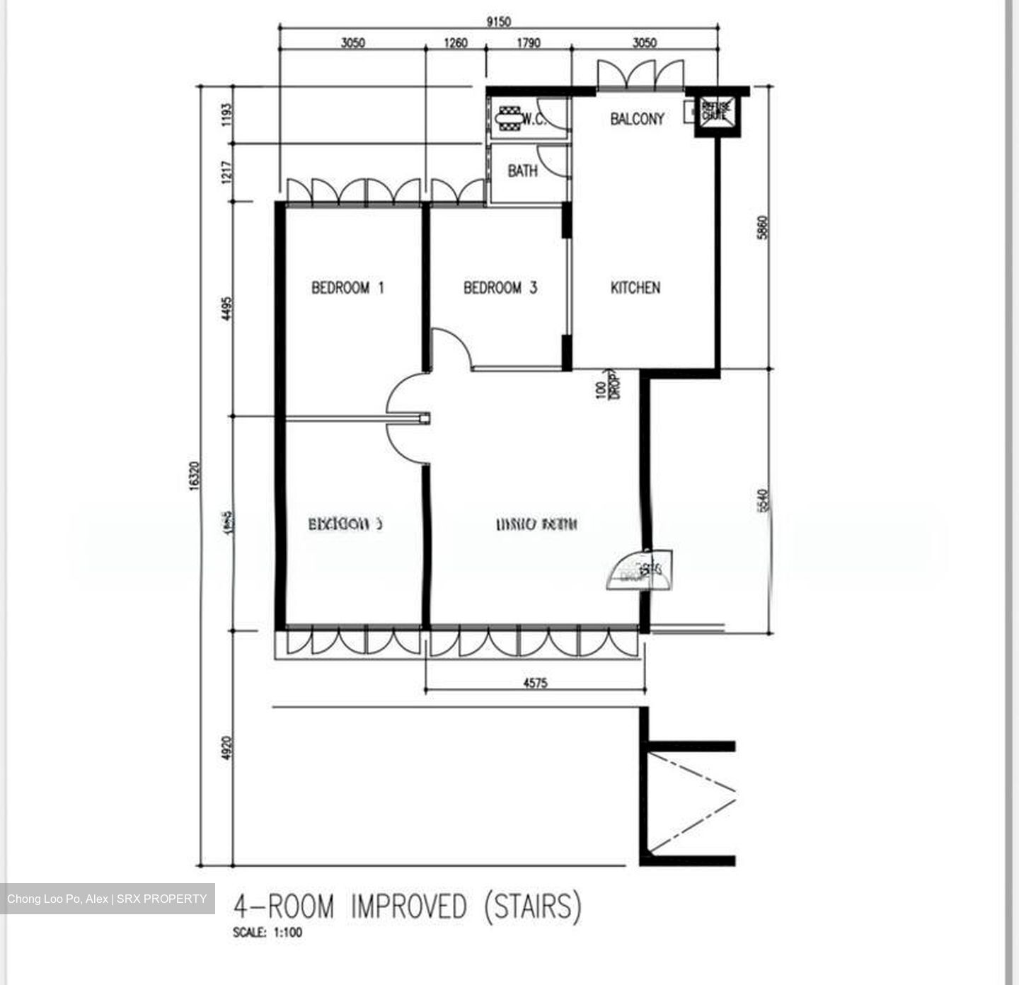 New Upper Changi Road (Bedok), HDB 4 Rooms - For Sale #109380291