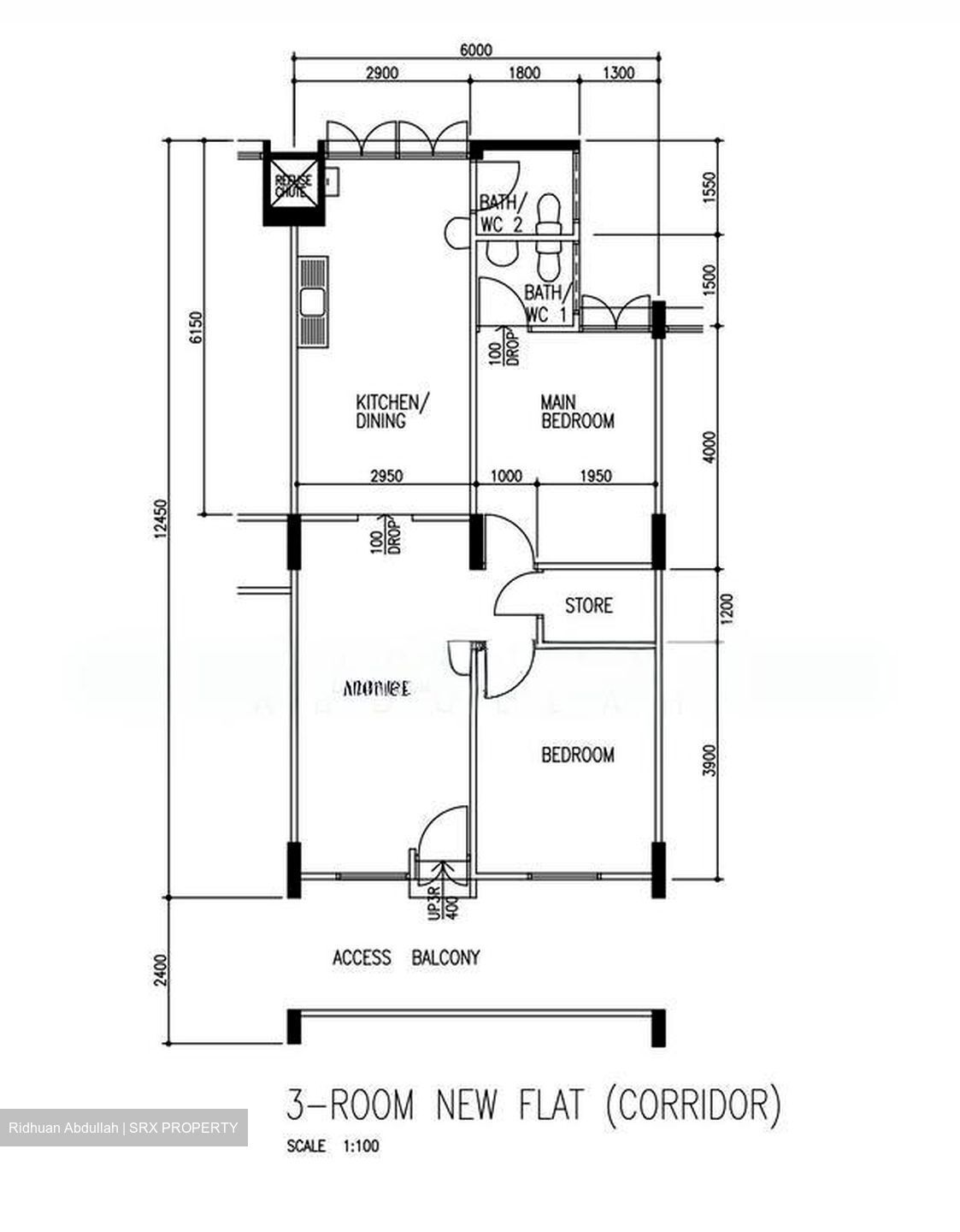 West Coast Vista (Clementi), HDB 3 Rooms - For Sale #109491441