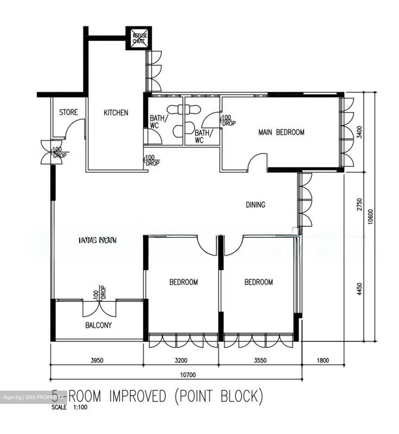 Bedok North Avenue 2 (Bedok), HDB 5 Rooms - For Sale #109631111