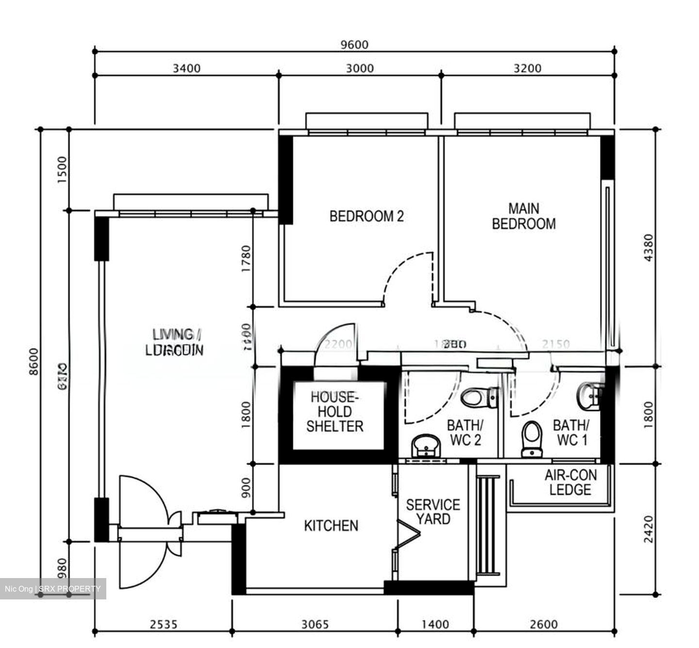Macpherson Residency (Geylang), HDB 3 Rooms - For Sale #109638001