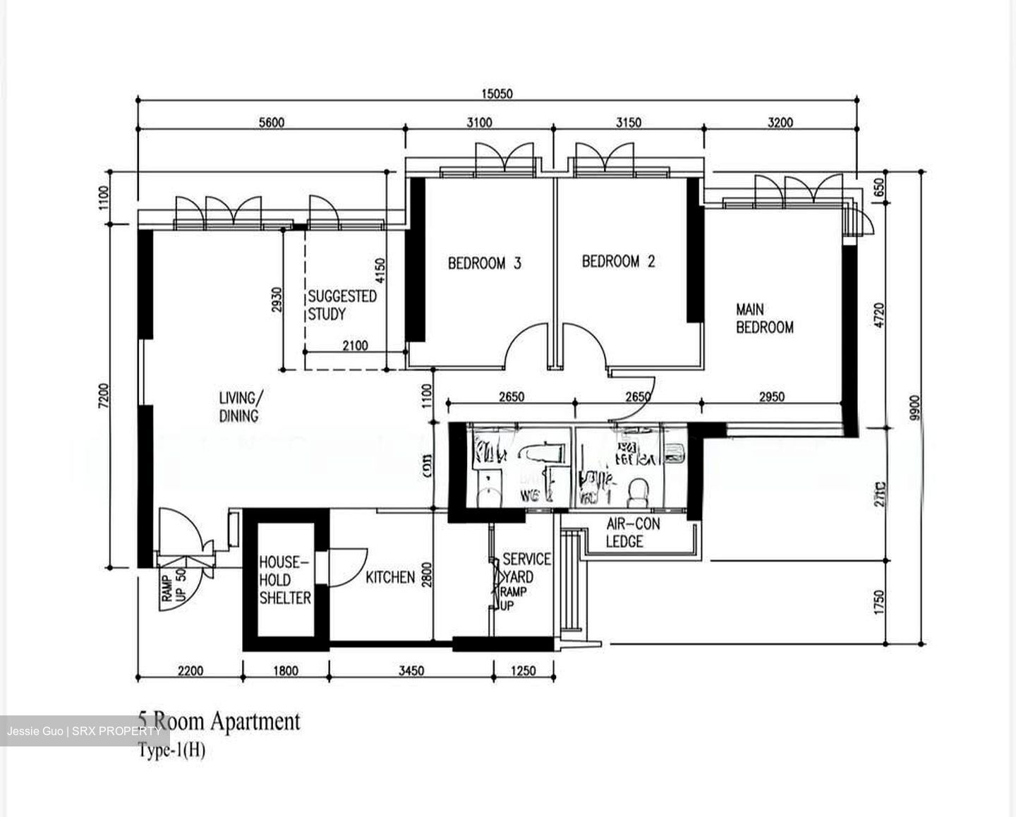 Clementi Ridges (Clementi), HDB 5 Rooms - For Sale #109890841