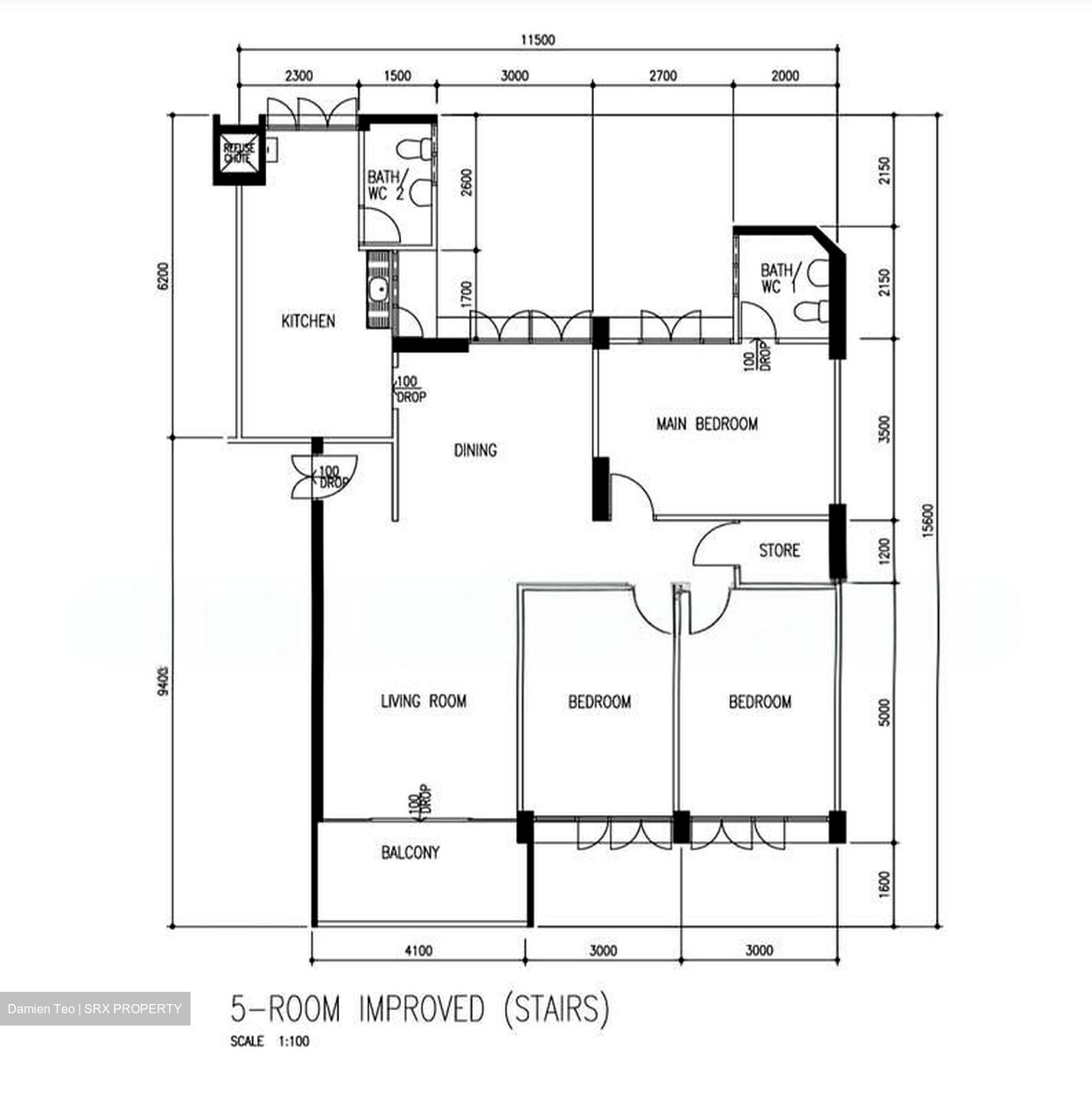Eunos Rainbow (Bedok), HDB 5 Rooms - For Sale #110604641