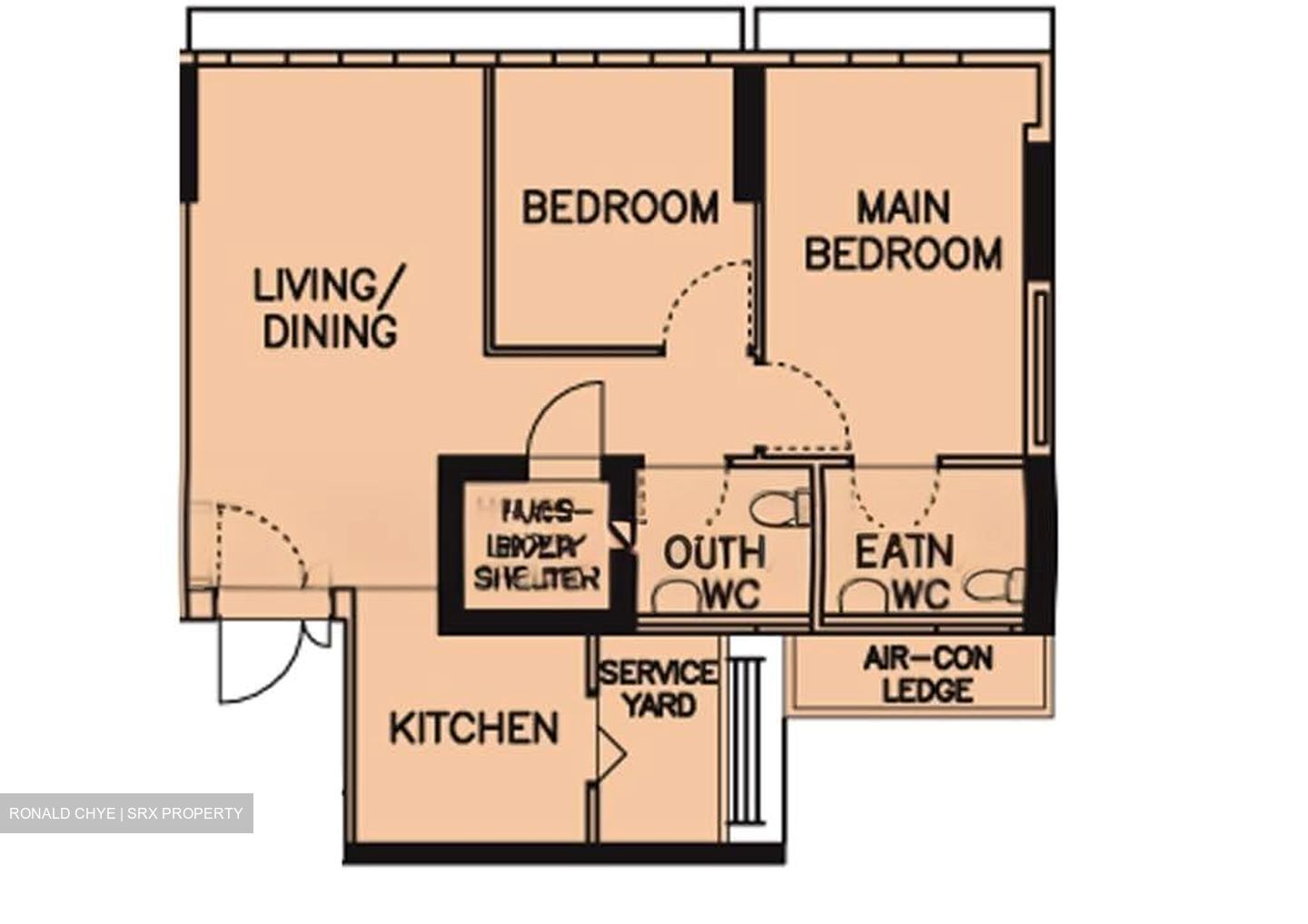 Saint George's Towers (Kallang/Whampoa), HDB 3 Rooms - For Rent #114203241