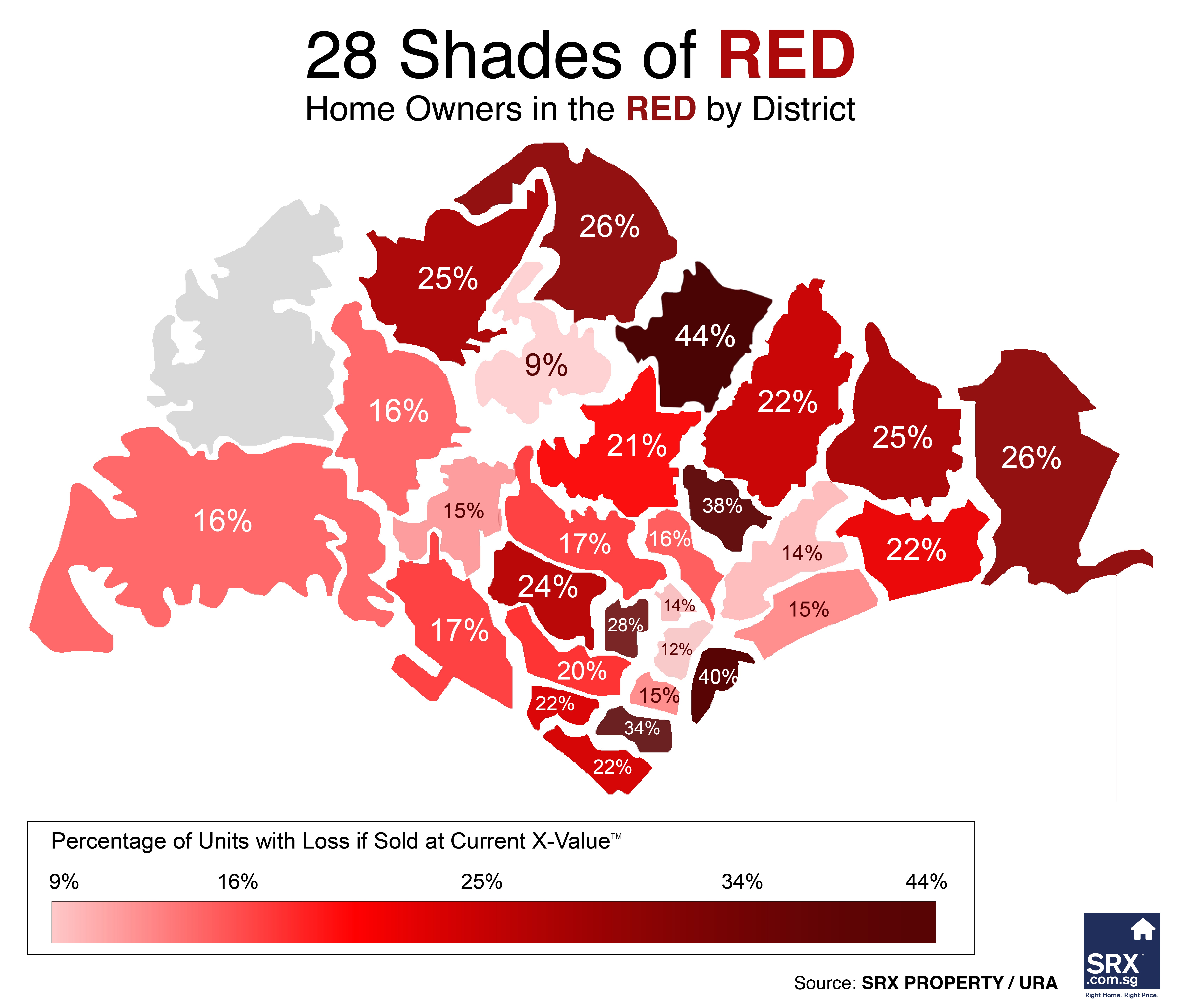 Map 28 Shades of Red | Singapore Property News