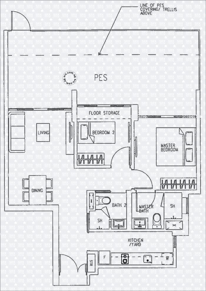 Floor Plans for H2o Residences Condo | SRX Property