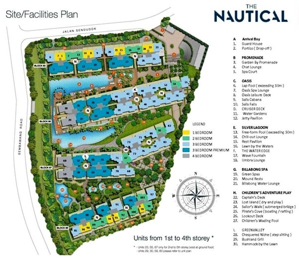 Floor Plans for The Nautical Condo | SRX