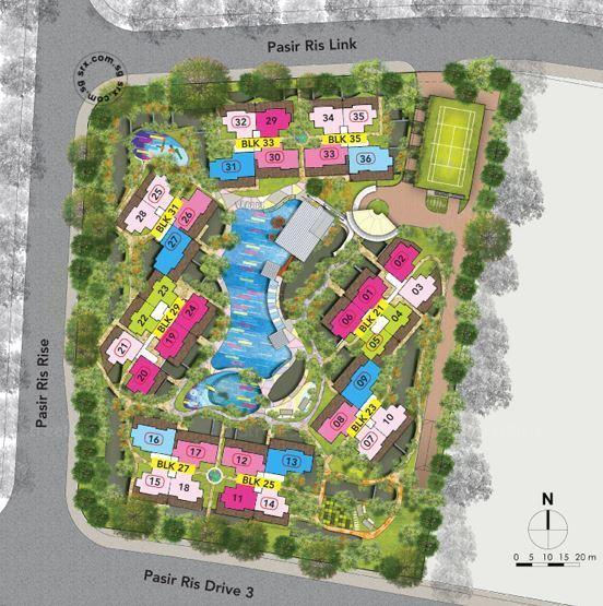 Watercolours Condo Details - Pasir Ris Link in Pasir Ris / Tampines ...