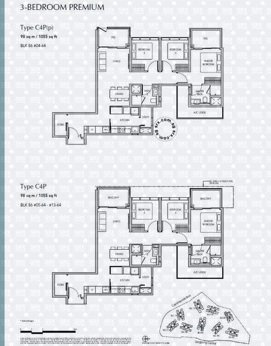 Sengkang Grand Residences Drone and Condo Details - Compassvale Bow in ...