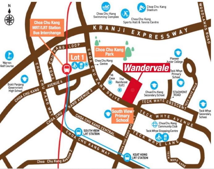 Wandervale Condo Details - Choa Chu Kang Avenue 3 in Dairy Farm / Bukit ...