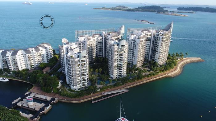 The Oceanfront @ Sentosa Cove Drone and Condo Details - Ocean Drive in ...