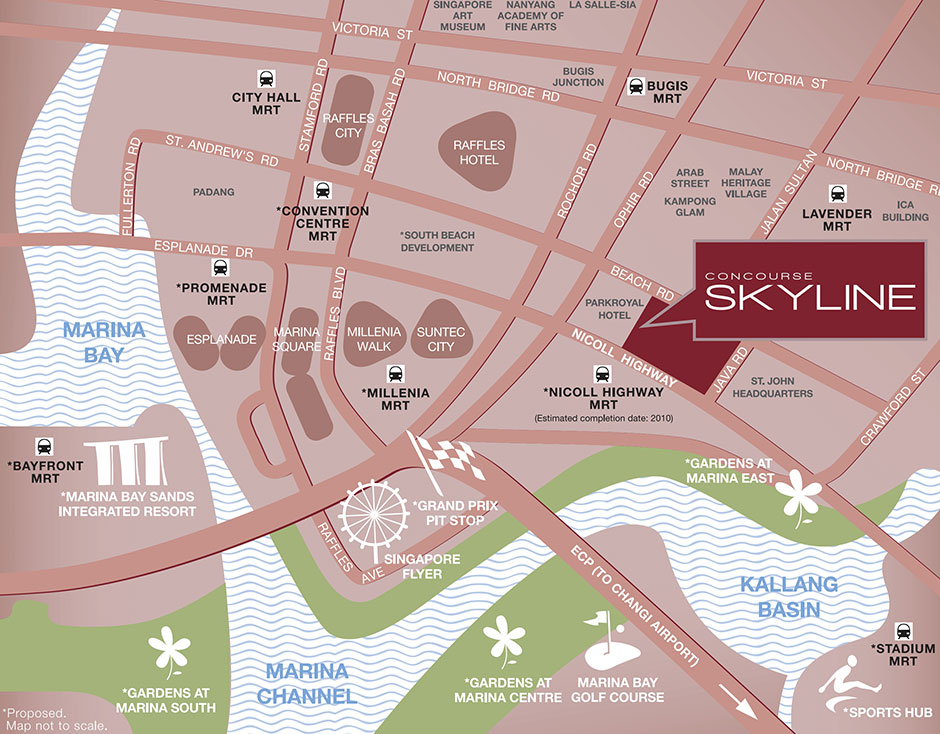 Floor Plans for Concourse Skyline Drone and Condo Exclusive Concourse ...