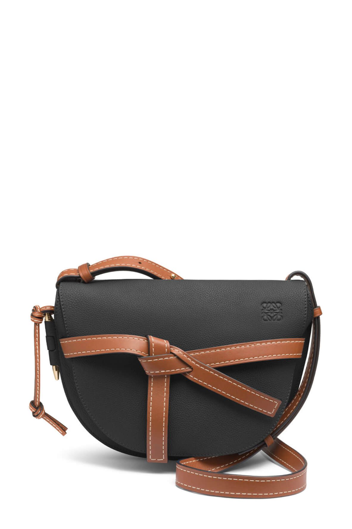 Small Gate Bag Black Pecan by Loewe - Style Theory Bags