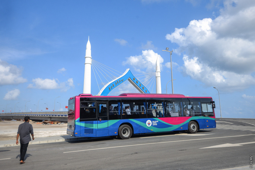 SunOnline: Male' - Hulhumale' bus hidhumai MTCC ah badhalu kuran fahuge ...