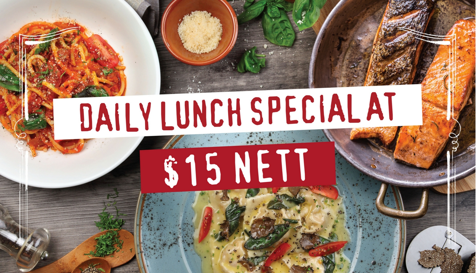 Weekday Lunch Specials @ District 10 Bar & Grill - Suntec City