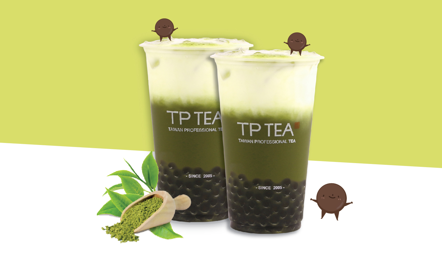 TP Tea: 2 Pearl Matcha Latte for only $10! - Suntec City