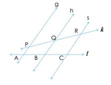 Perharikan gambar di bawah ini! Garis g, h,